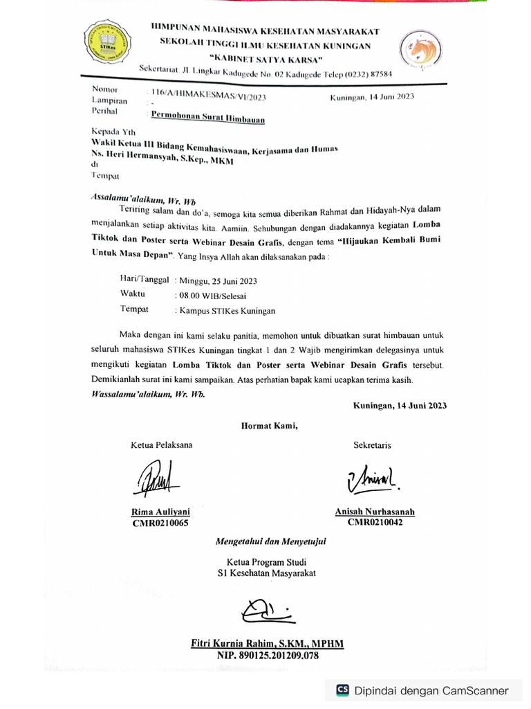 Surat Himbauan | PDF