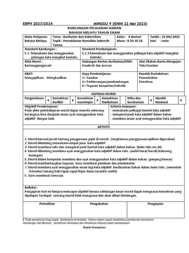 ERPH 2023 (Minggu 9) | PDF