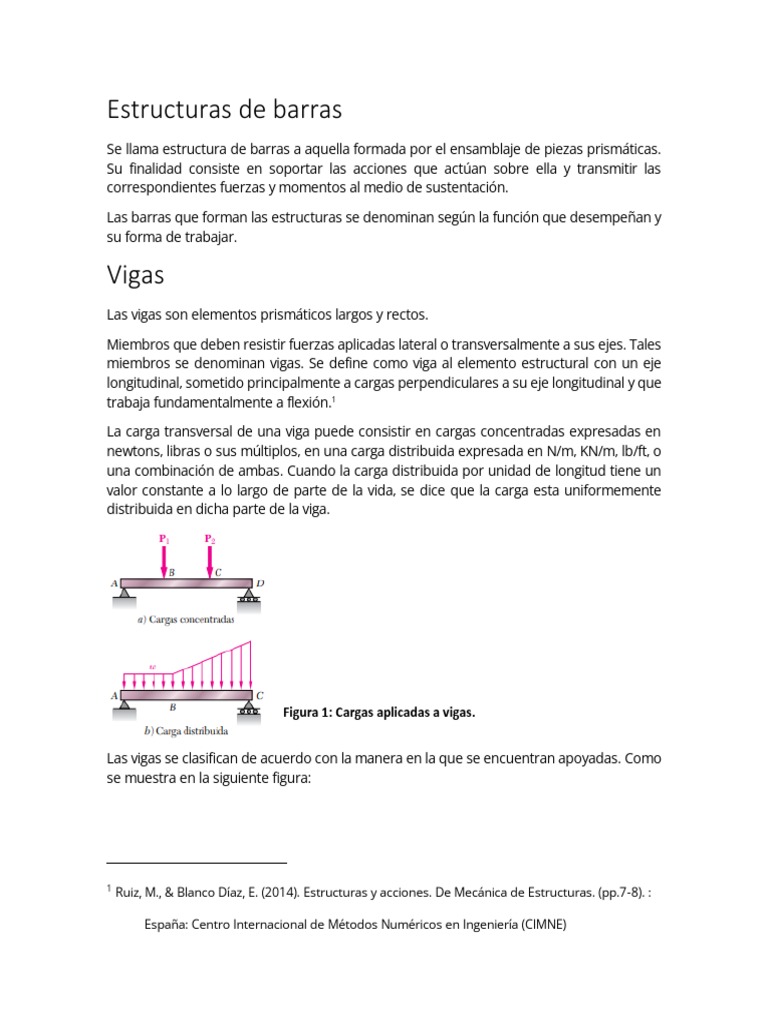 Definición de Viga | PDF | Viga (Estructura) | Doblar