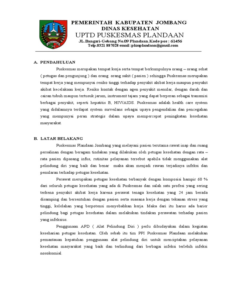 02 KAK penggunaan APD OK | PDF