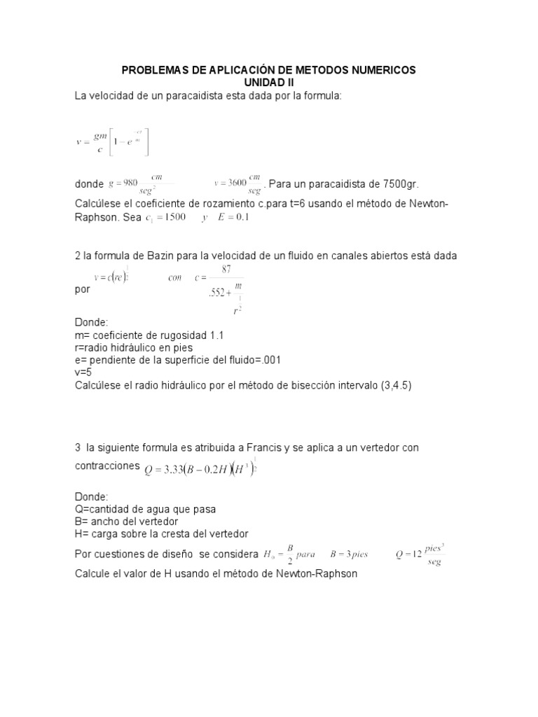 Cálculos Numéricos: Métodos y Ejemplos | PDF