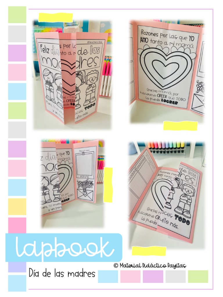 Lapbook Dia de Las Madres | PDF