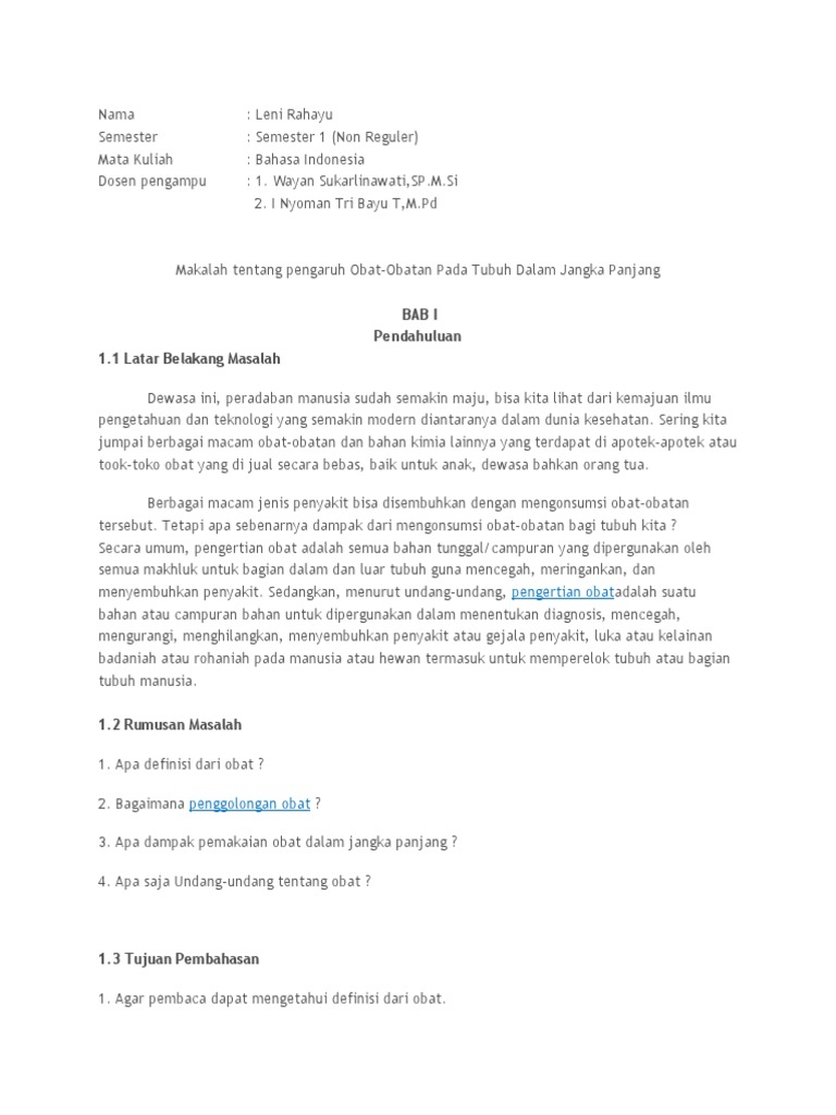 Tugas Bahasa Inonesia 2 Leni | PDF