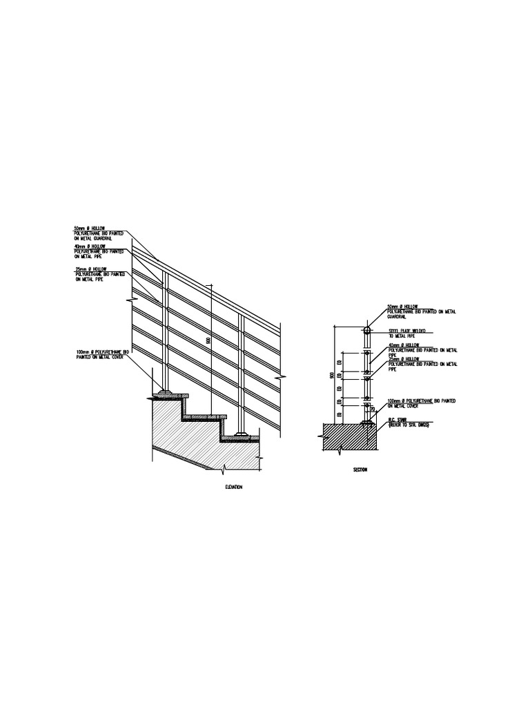 Stanless Steel Handrail Model | PDF