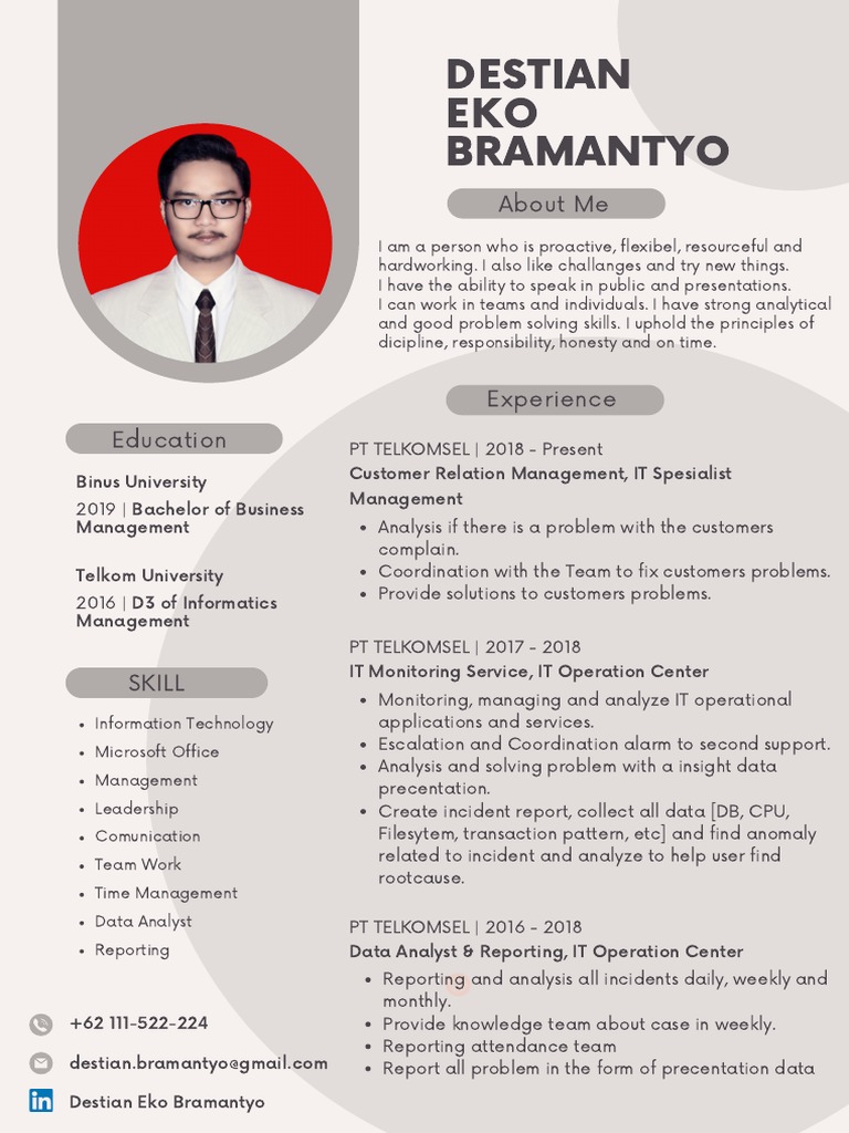 CV_Destian EKo Bramantyo - BDR | PDF
