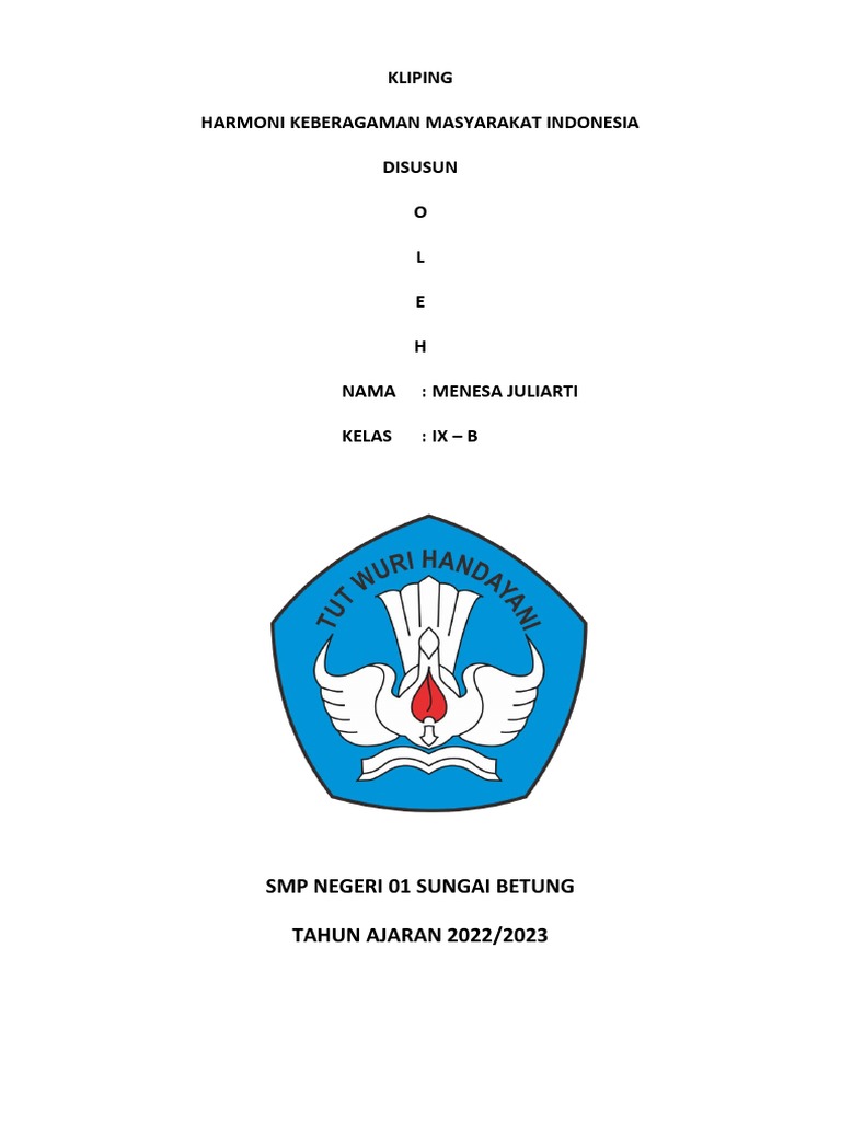 Kliping Harmoni Keberagaman Indonesia Pdf