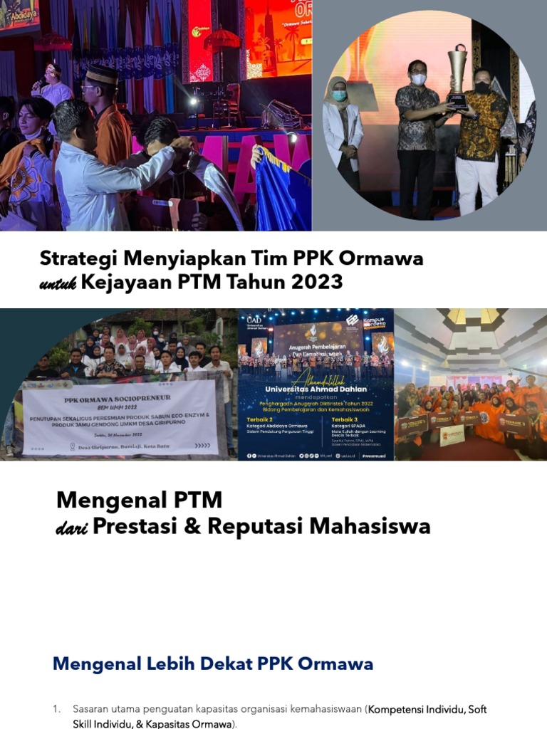 Paparan PPK Ormawa PTM (Parmin 2023) | PDF