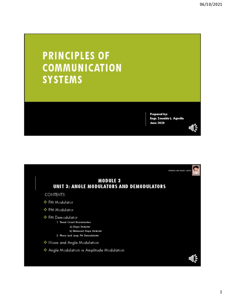 Lecture 3 3 Pdf Detector Radio Frequency Modulation