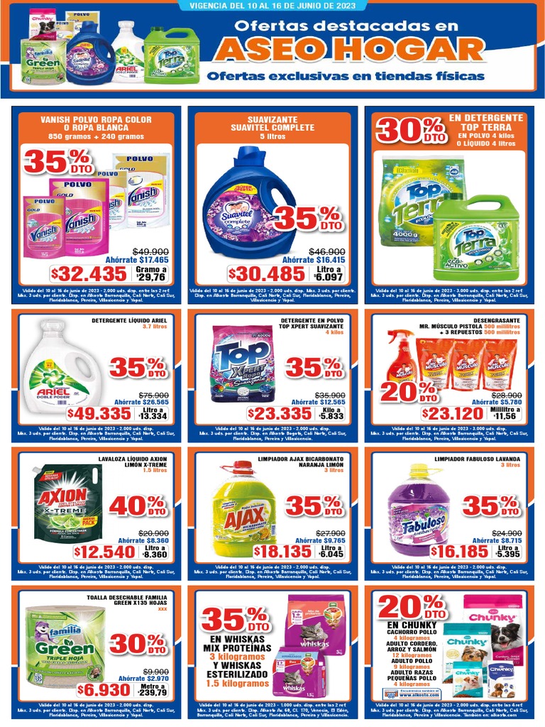 Alkosto Separata Digital Mercado Aseo Hogar 10junio2023 | PDF
