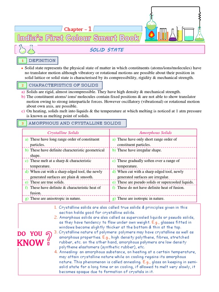 1.solid State Book | PDF | Semiconductors | Crystal Structure