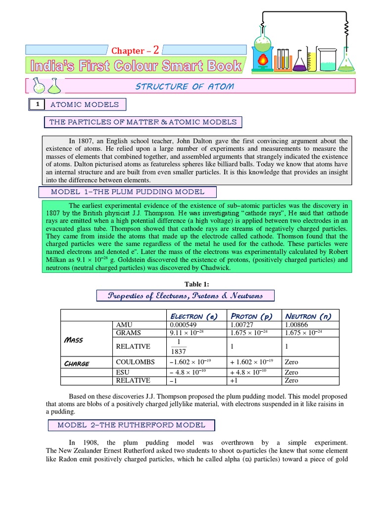 Bohr's Atomic Model and Electron Orbits | PDF