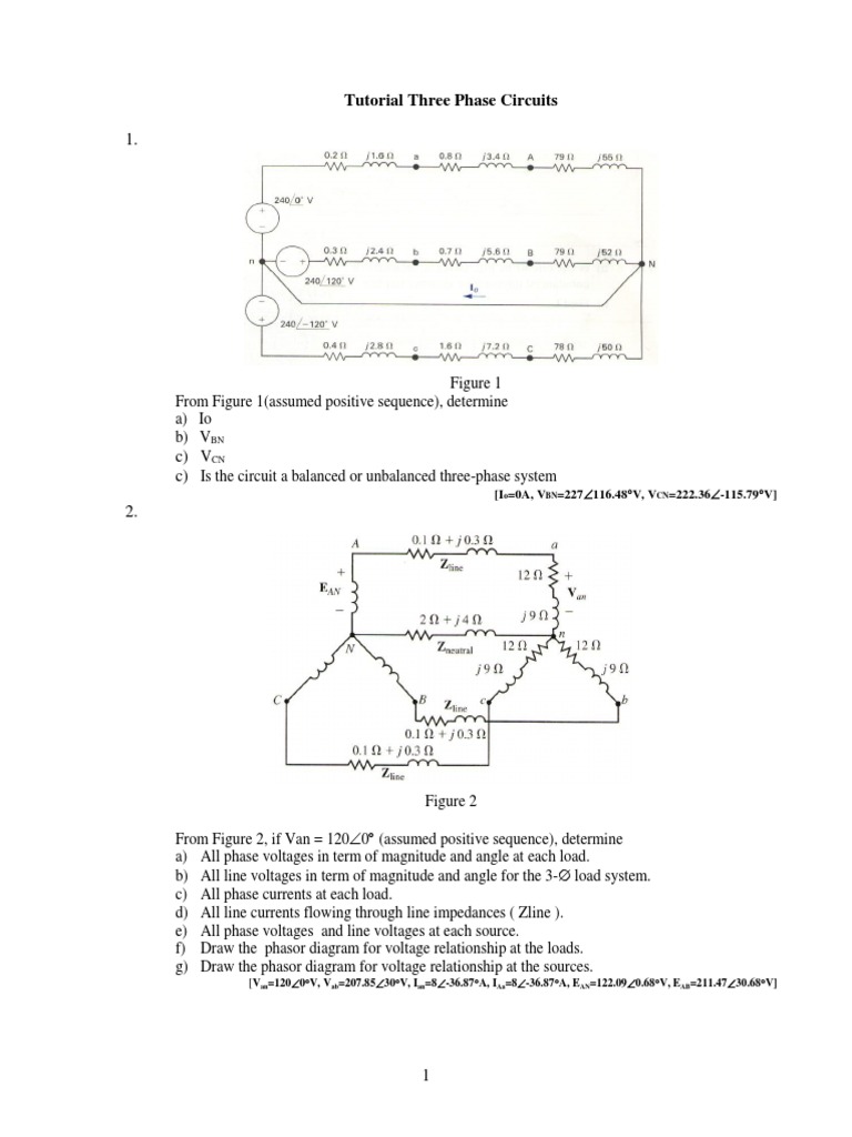 Tutorial 3 | PDF | Electrical Impedance | Physical Quantities