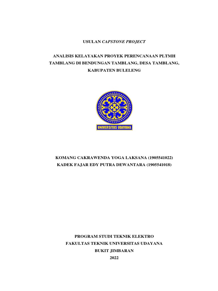 Skripsi Capstone | PDF