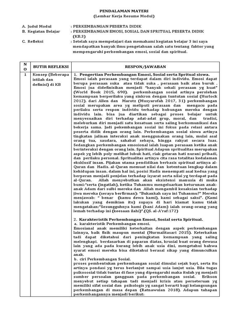 Resume KB 3 Modul 7 | PDF