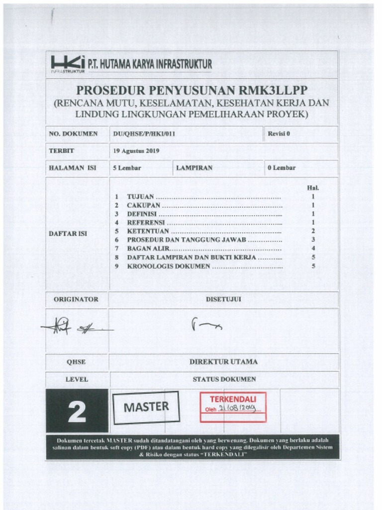 DU-QHSE-P-HKI-011 PENYUSUNAN RMK3LLPP-halaman-dihapus | PDF