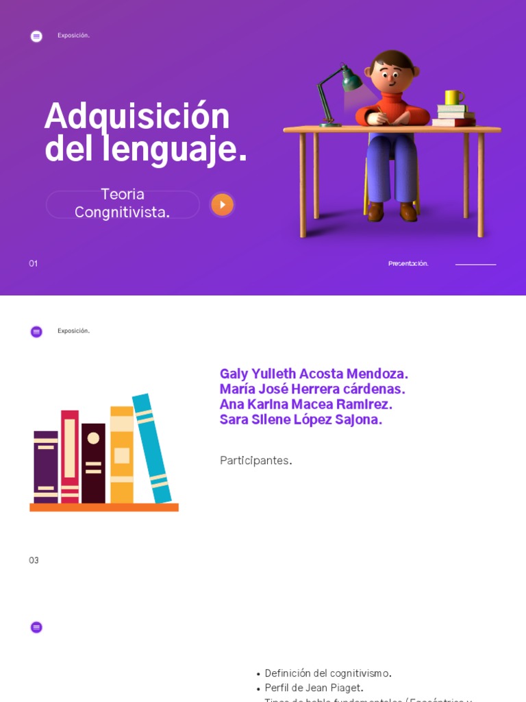 Teoría cognitivista; adquisición del lenguaje | PDF