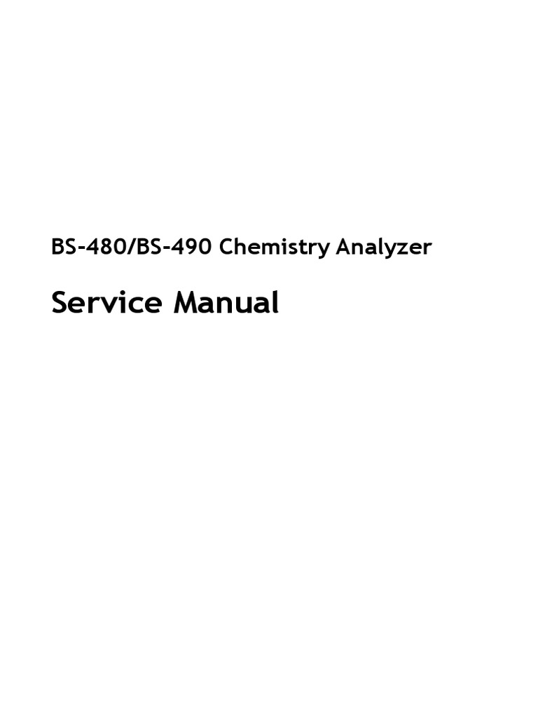 BS-480&BS-490 Service Manual V2.0 en | PDF | Trademark | Patent
