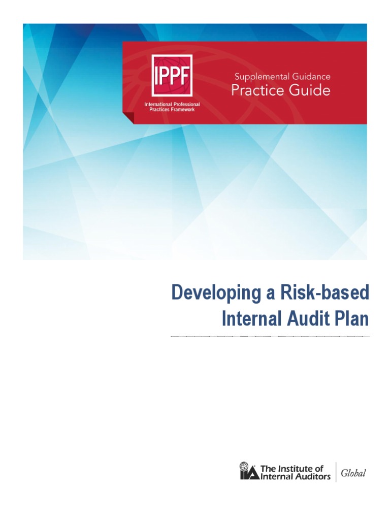 Developing A Risk Based Internal Audit Plan | PDF | Internal Audit | Audit