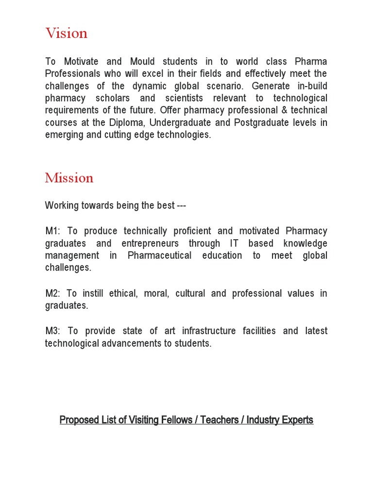 Vision | PDF | Pharmacy | Pharmacology