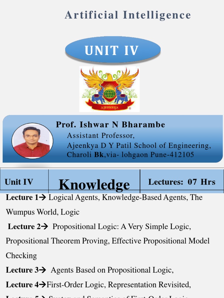 Unit Iv Ai Pdf