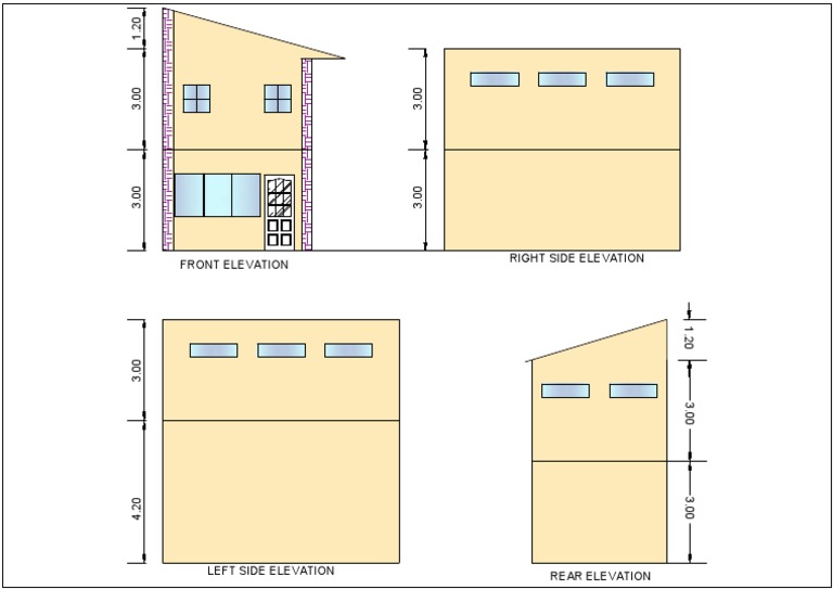 ELEVATIONS - of Loft House | PDF