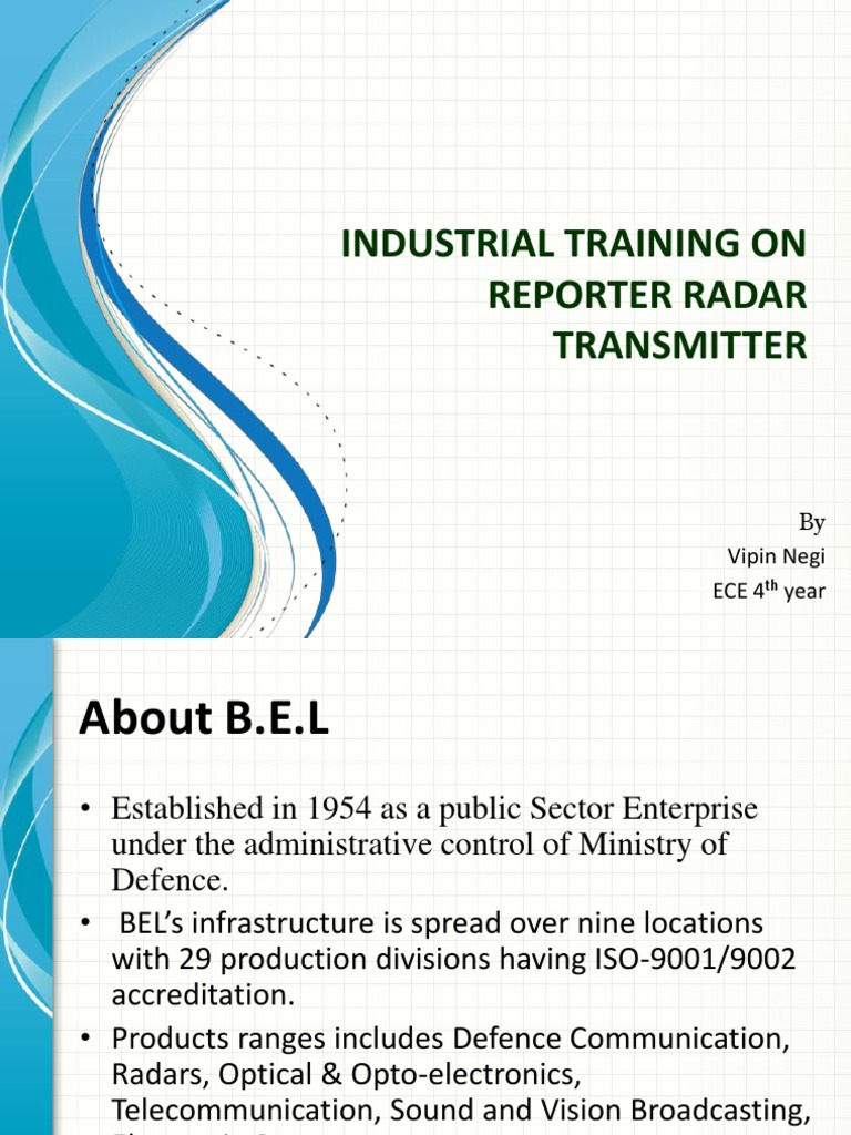 Reporter Radar Transmitter Overview | PDF | Radar | Transmitter