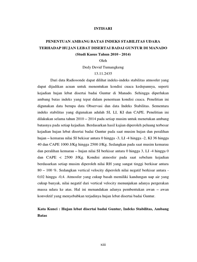 Abstrak Proposal | PDF