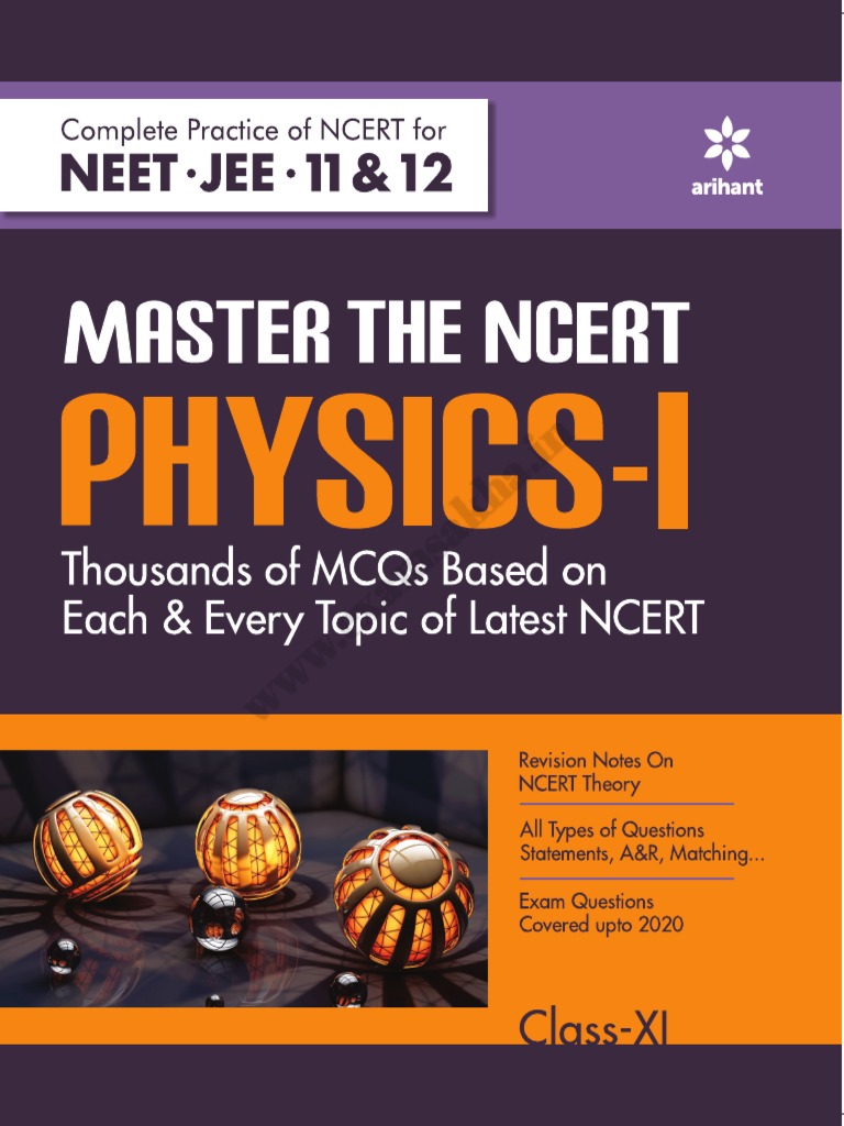 Physics Vol 1 Master The NCERT | PDF | Physics | Force
