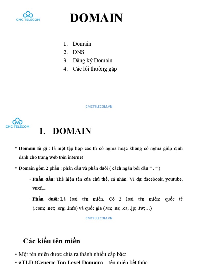Tai Lieu Ve Domain | PDF