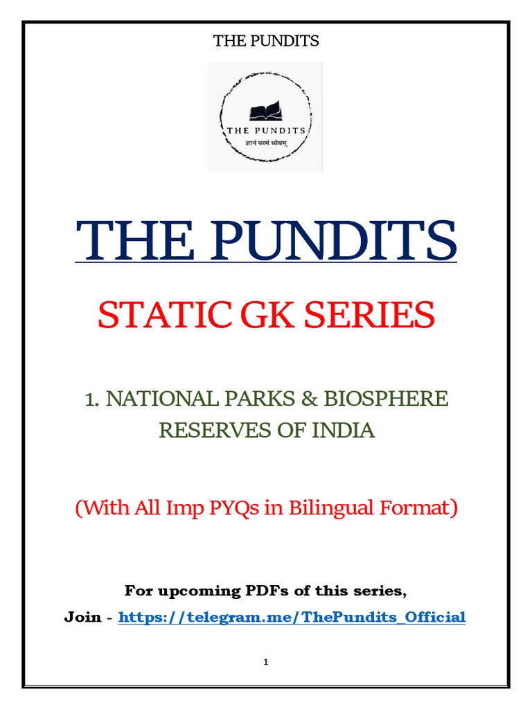 Static GK Topics (1) | PDF