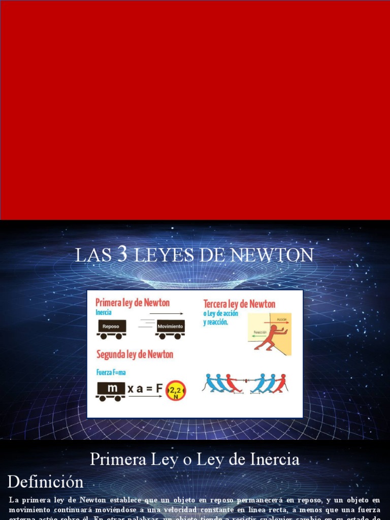 Las 3 Leyes de Newton | Descargar gratis PDF | Fuerza | Las leyes del ...