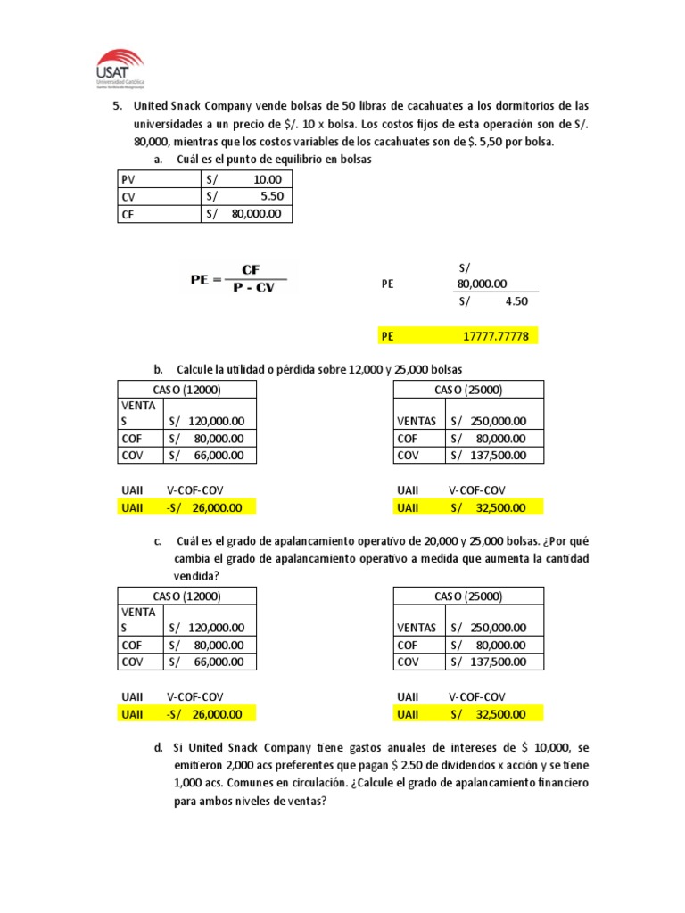 Ejercicio 5 y 10 | PDF