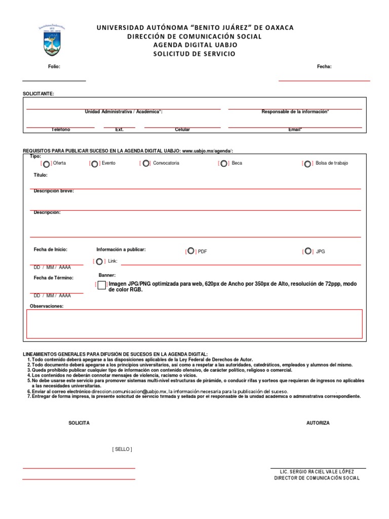 Solicitud Agenda Di 899999 | PDF