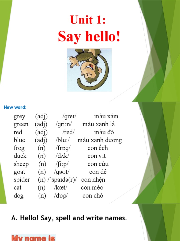 Fun For Starters SB 4e - Unit 1 | PDF