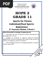 Different Types of Stance in Badminton | PDF | Sports | Athletic Sports