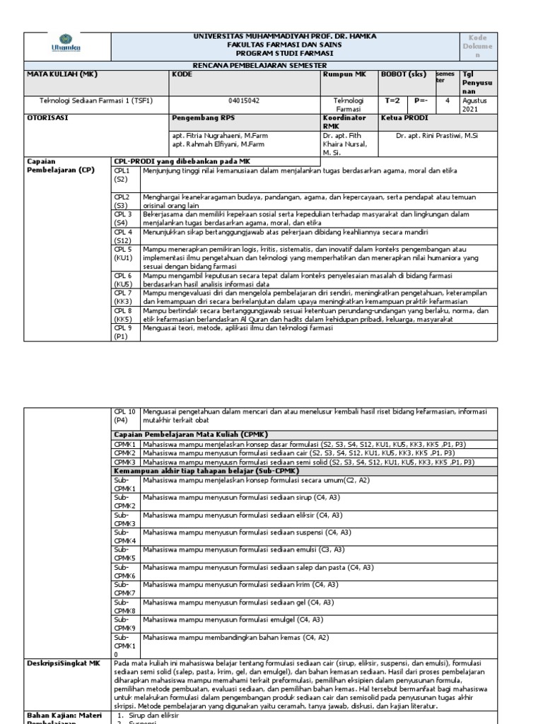 RPS Liquid Dan Semi Solid | PDF