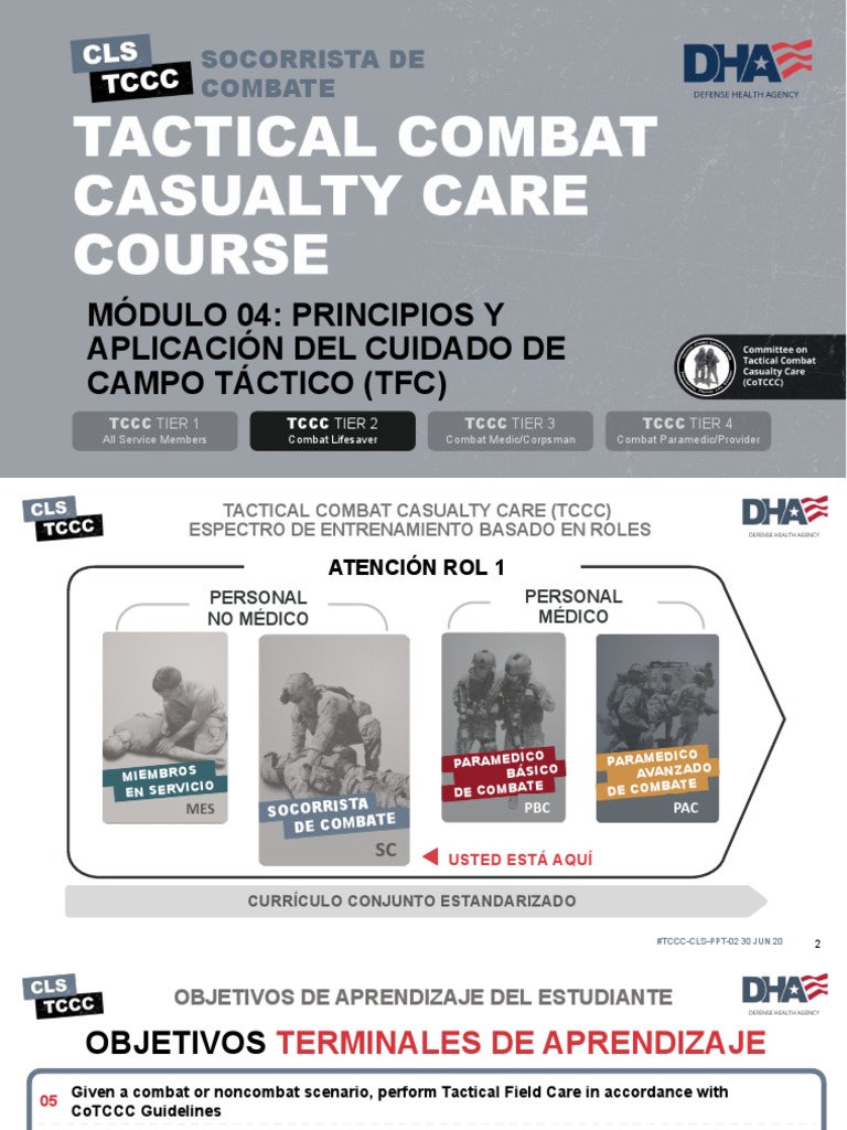 TCCC Cls Didactics Mod 04 - 30 Jun 20 | PDF