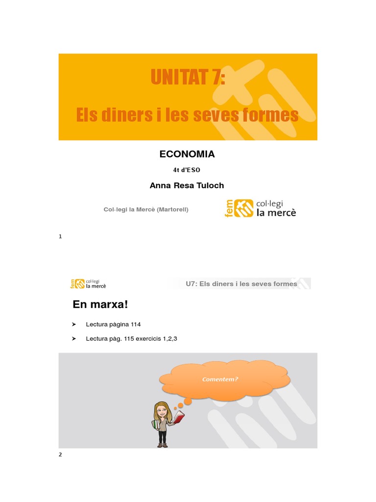 Unit 7. Money and Its Forms | PDF