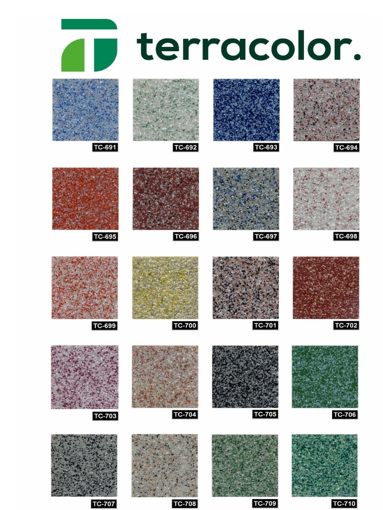 Carta Colores Cuarzo Color 1 | PDF