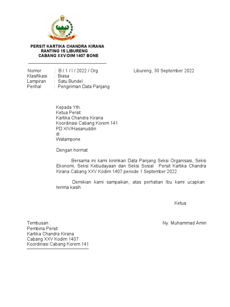 Data Panjang Seksi-Seksi 2021 Dim 1407 | PDF