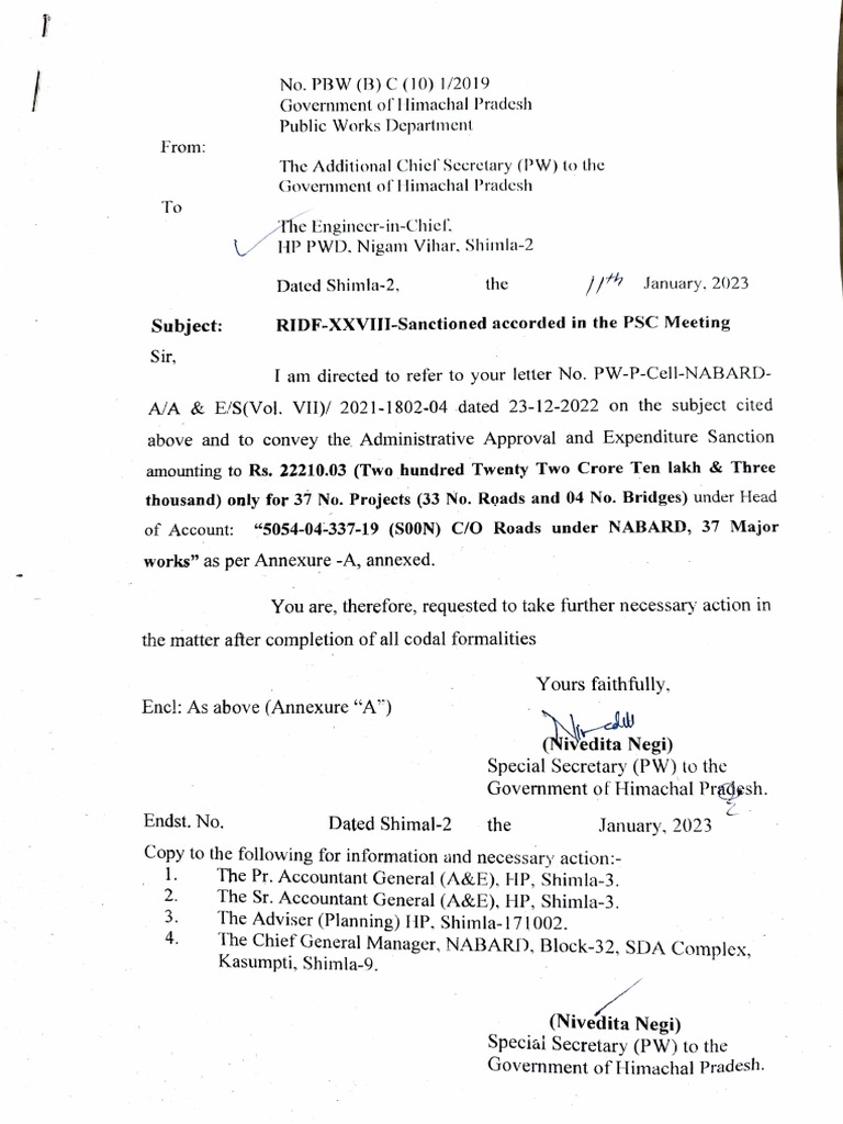 RIDF XXVIII-sanctioned | PDF
