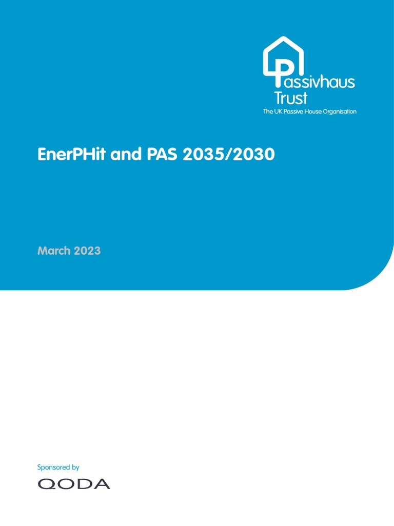 EnerPHit and PAS 2035 v1.1 | PDF | Building | Building Technology