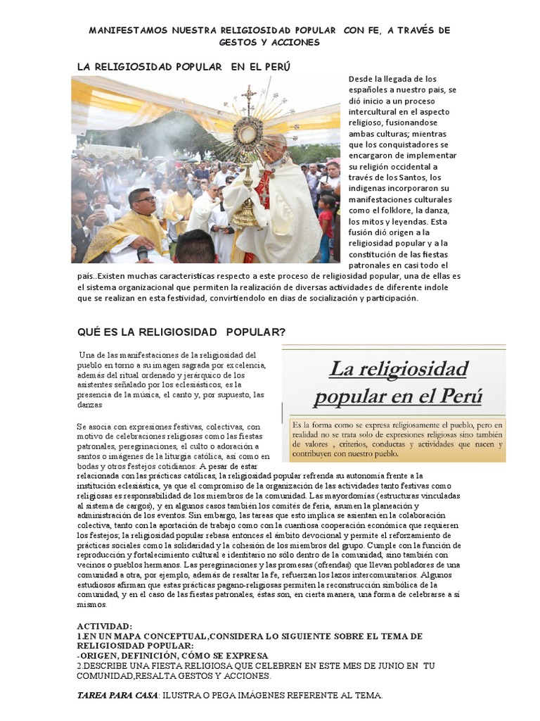 Religiosidad Popular | PDF