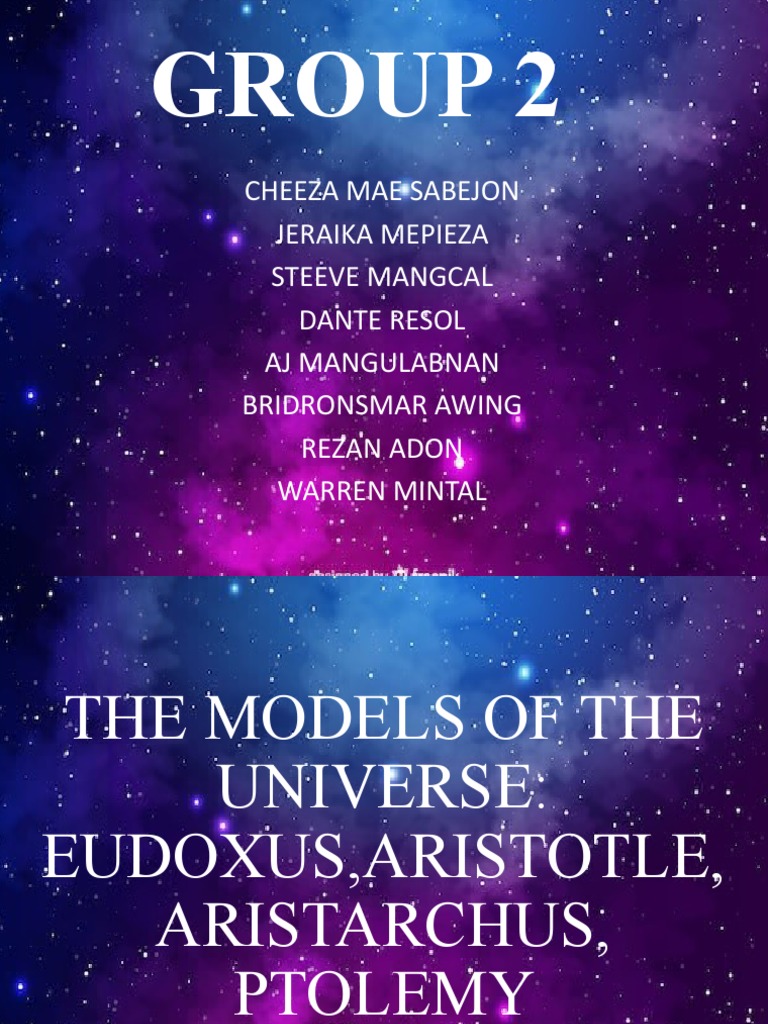 The Models of Universe | PDF | Ptolemy | Astronomy