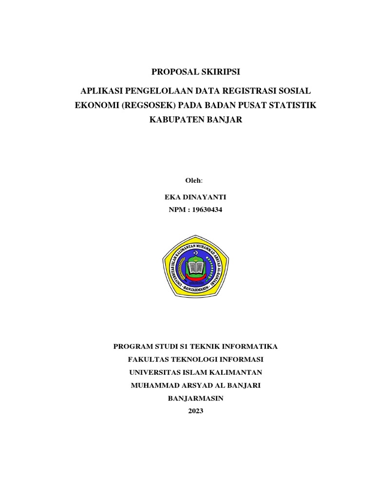 Proposal - Skripsi - Eka Dinayanti - 19630434 | PDF