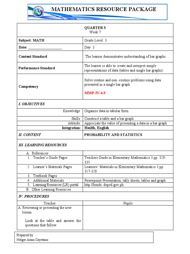 Grade 3 Math DEMO | PDF