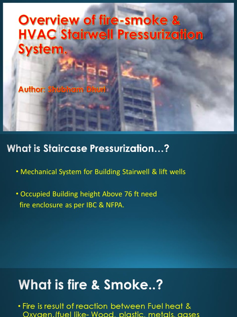 HVAC - Stairwell Pressurization System | PDF