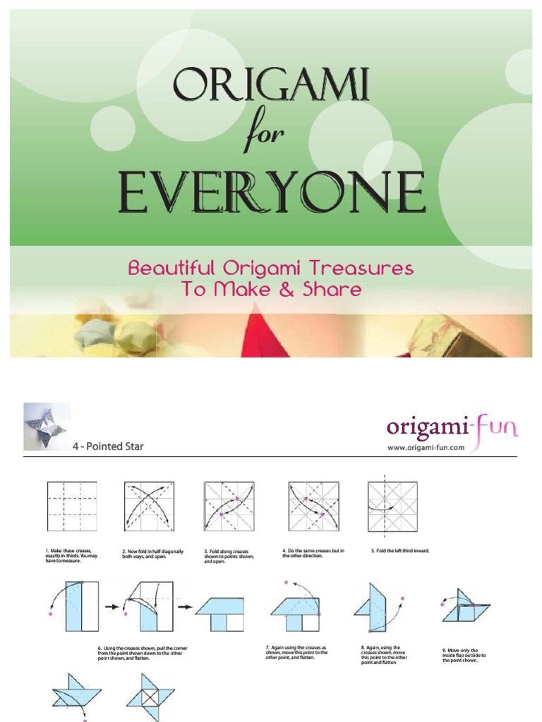Step-by-Step Origami Creations | PDF | Origami