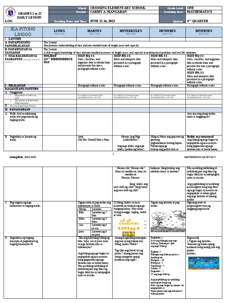 Q4 - Week 7 - Mathematics | PDF