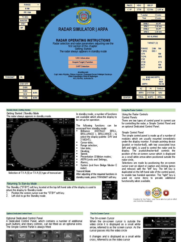 WS 09 Bahan Ajar Function Keys ARPA | PDF | Menu (Computing) | Radar